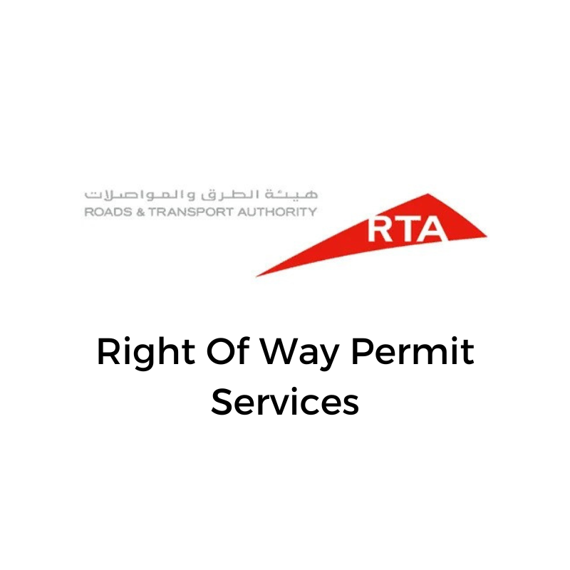 RTA Right Of Way Permit System Approval (RTA ROWPS) - www.tasreeh.net